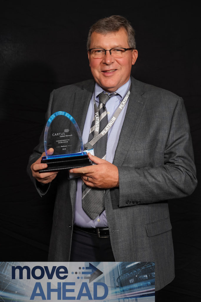 Taylor Wins Prestigious Cartus Relocation Platinum Award